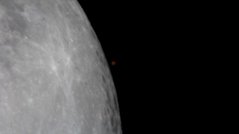 The Moon eclipses Mars -2 - Sky & Telescope - Sky & Telescope