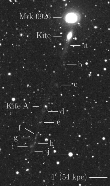 Kite-like Galaxy Trails a Million-light-year String of Gas and Star ...