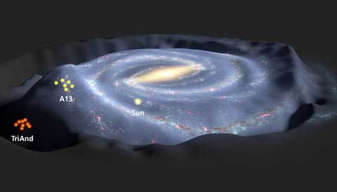 Dwarf Galaxy Collision Evicted Milky Way Stars - Sky & Telescope - Sky ...