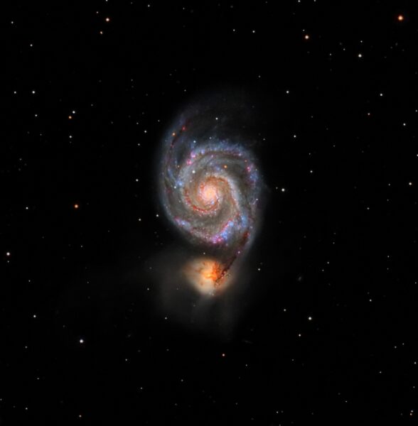 The Whirlpool Galaxy (M51) - Sky & Telescope - Sky & Telescope