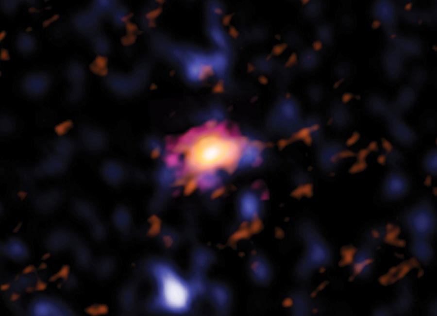 Rotating Disk in Early Universe Explains Galaxy Formation - Sky ...