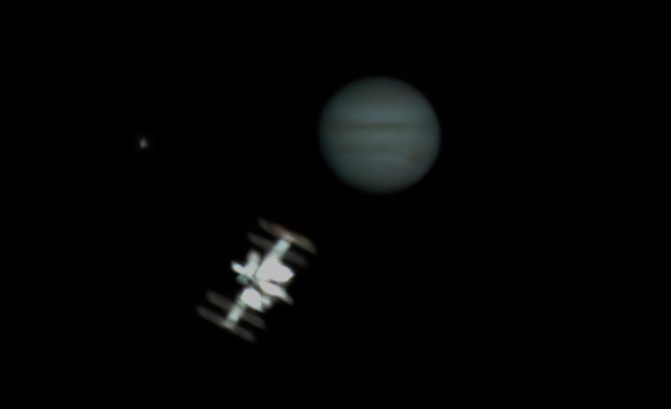 ISS passes Jupiter & Io - Sky & Telescope - Sky & Telescope