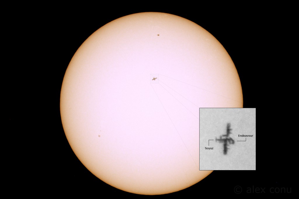 ISS transits the Sun | Alex Conu - Sky & Telescope - Sky & Telescope