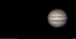 Triple shadow Transit Jupiter | John Sussenbach - Sky & Telescope - Sky ...