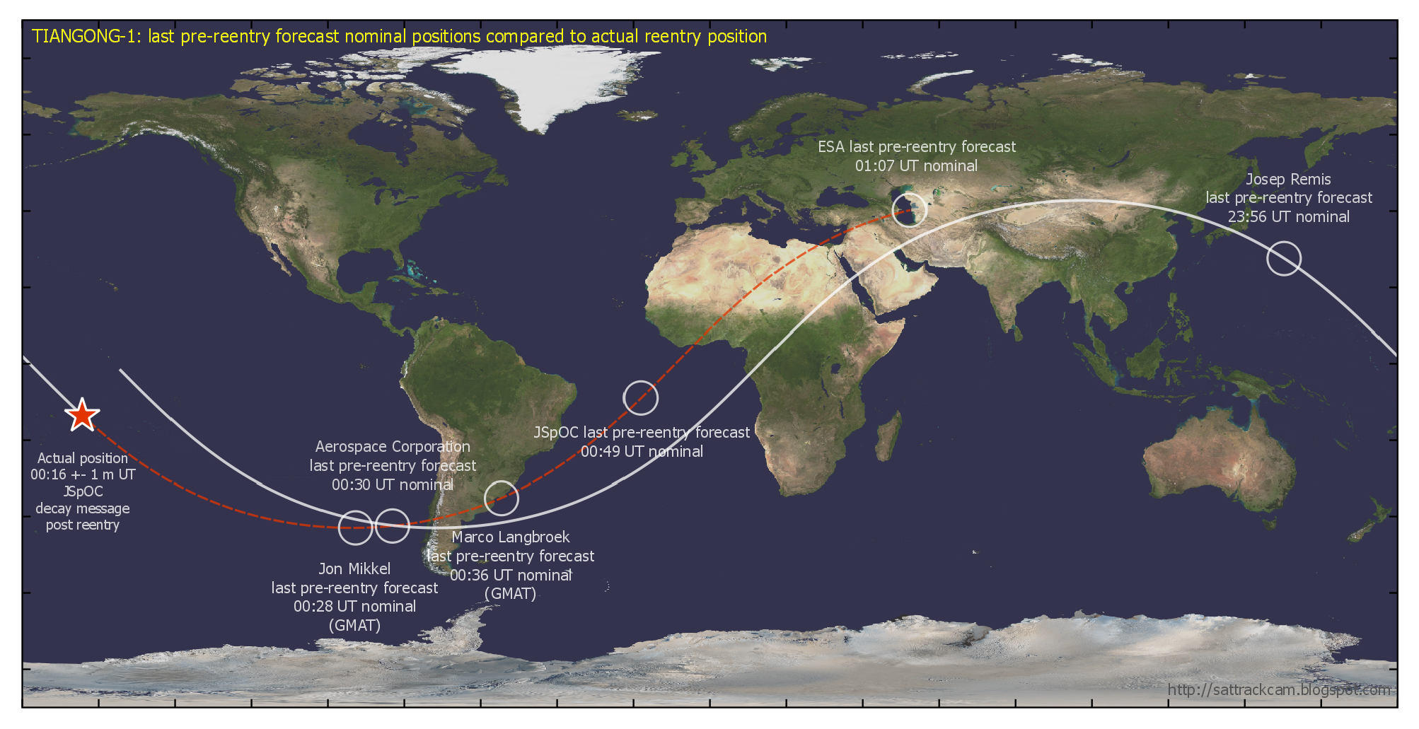 Tiangong 1's Remote Reentry - Sky & Telescope - Sky & Telescope