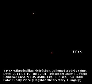 T Pyxidis 2011 outburst | Vince Tuboly - Sky & Telescope - Sky & Telescope