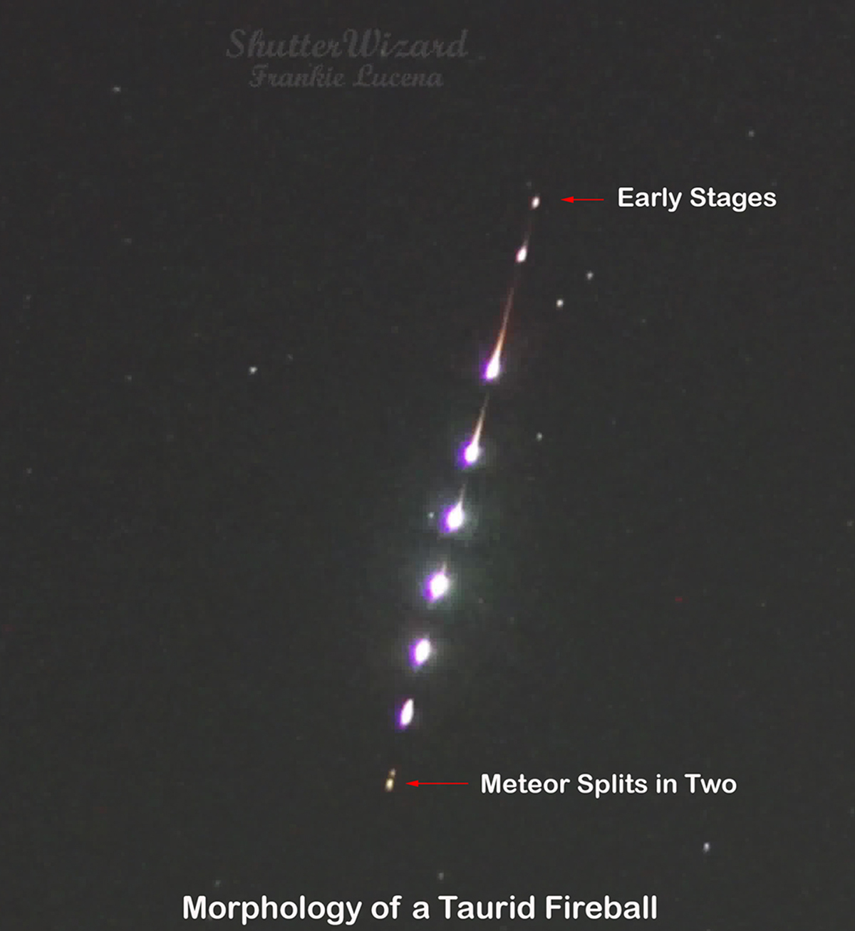 Taurid Fireball Morphology - Sky & Telescope - Sky & Telescope